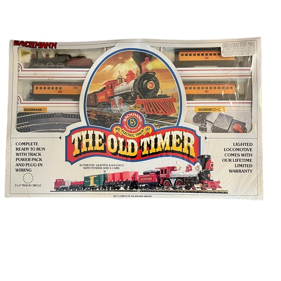 Bachmann | Toys | Vintage Bachman The Old Timer 0276 Train Set Lighted ...